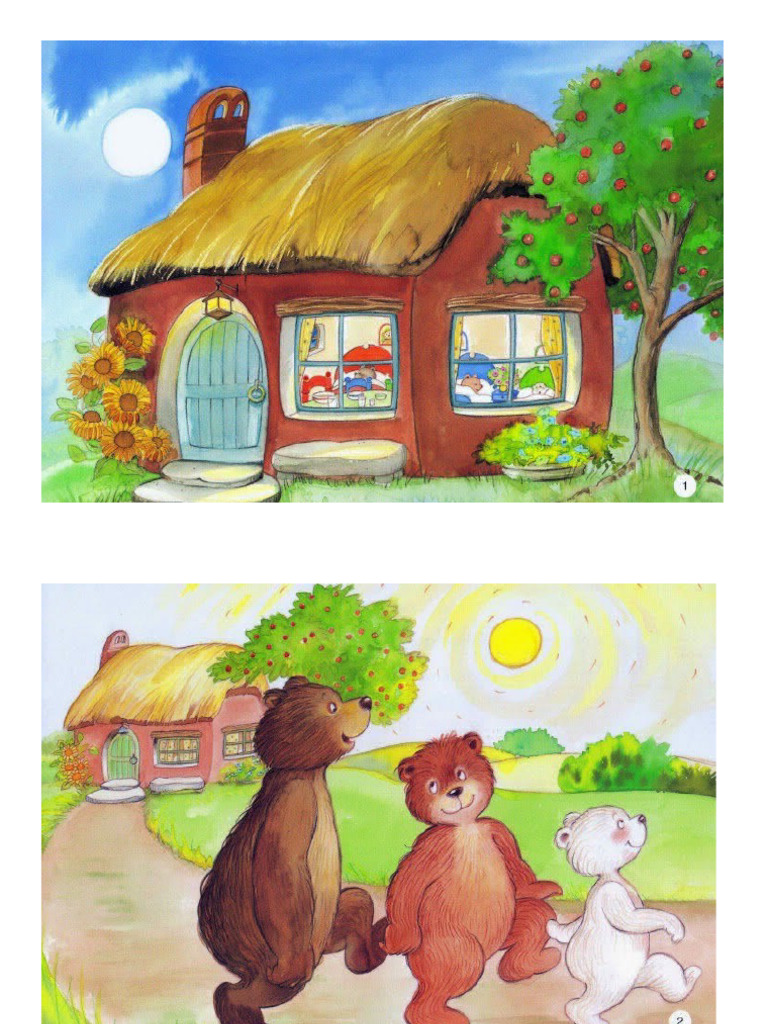 Cuento Ricitos de Oro y Los 3 Osos | PDF