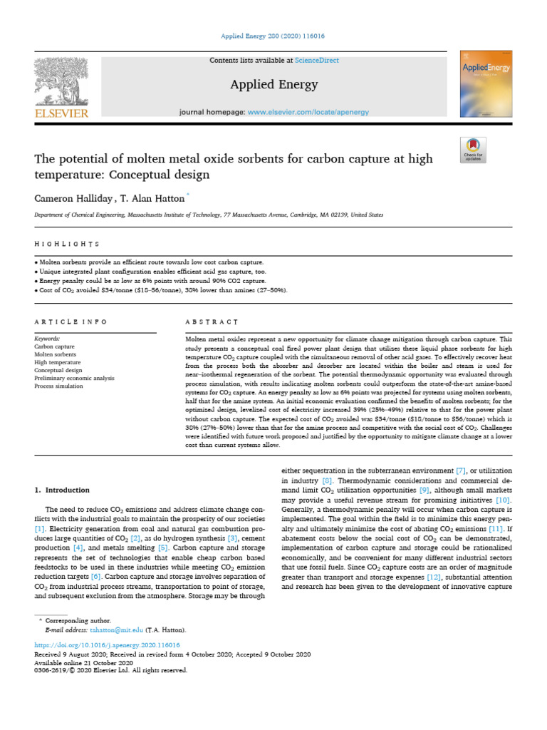 Mantel Capture Cost | PDF | Boiler | Carbon Capture And Storage