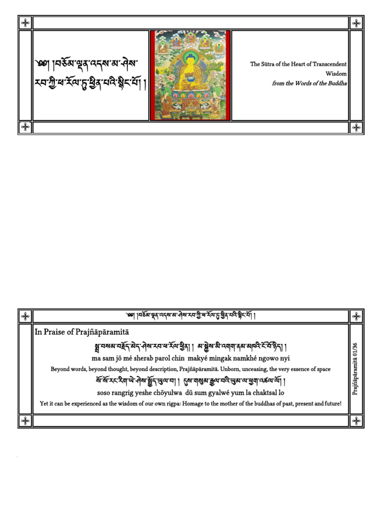Heart Sutra | PDF