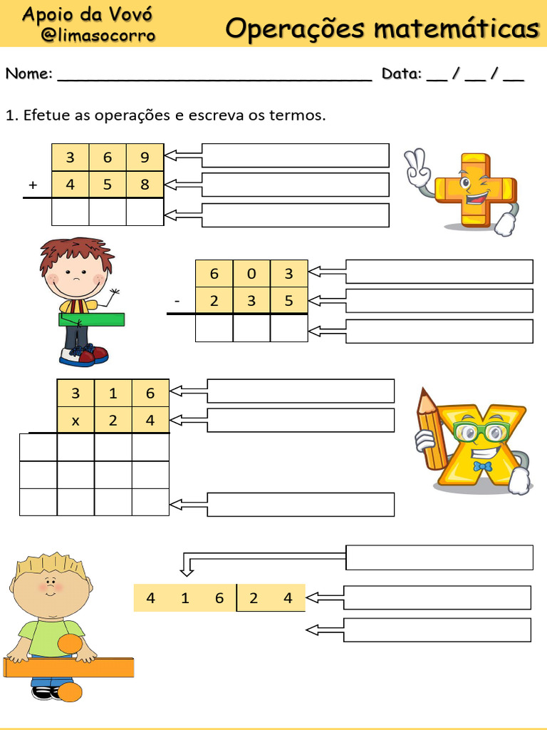 Atividades 4 Operacoes | PDF