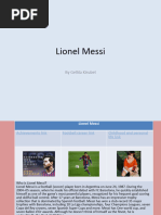 Lionel Messi: Career and Achievements | PDF