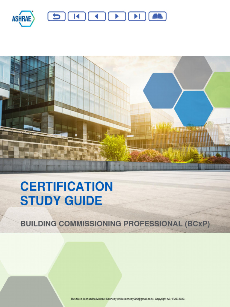 Certification Study Guide Building Commissioning Professional (BCXP) D-90288 | PDF | System ...