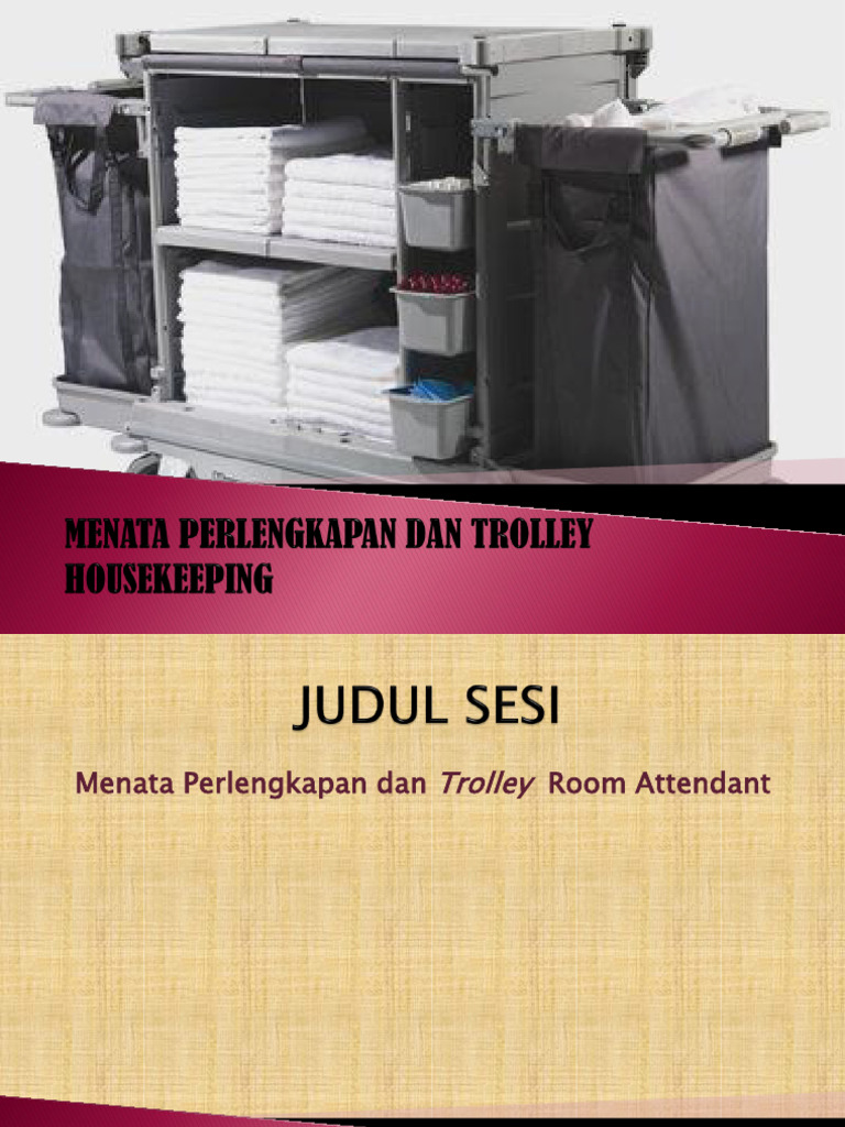 Menata Perlengkapan Trolley Hk-Ppt-Santi | PDF
