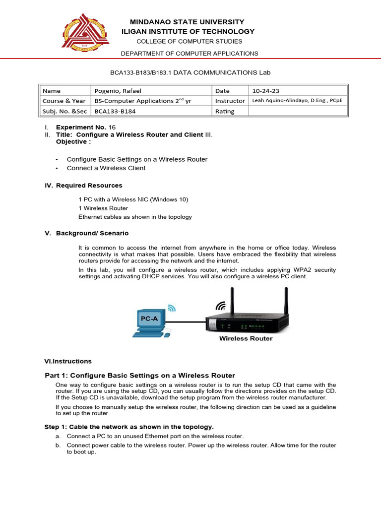 Experiment 16 | PDF | Computer Network | Ip Address