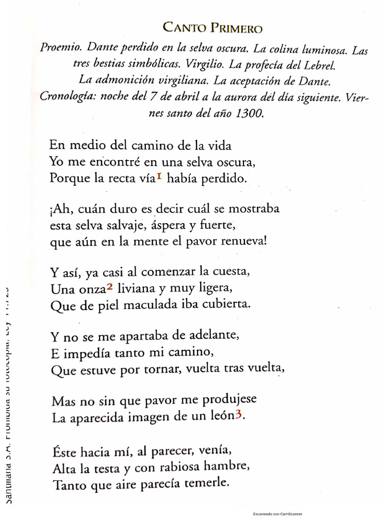 canto primero | PDF