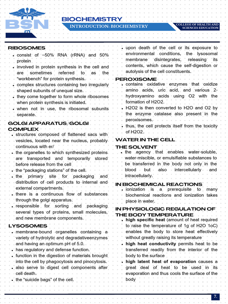 BIOCHEMISTRY TRANSES - 20231108 - 211609 - 0000 | PDF | Cell (Biology) | Lysosome