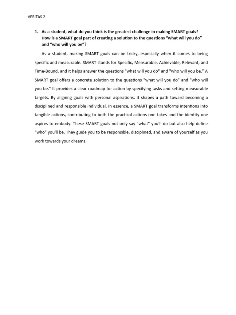 Veritas 2 Smart | PDF | Self-Improvement