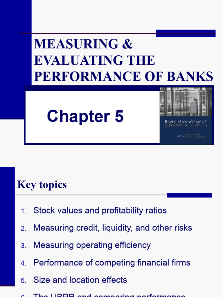 CHAP - 5 - Measuring and Evaluating The Performance of Banks | PDF | Banks | Capital Adequacy Ratio