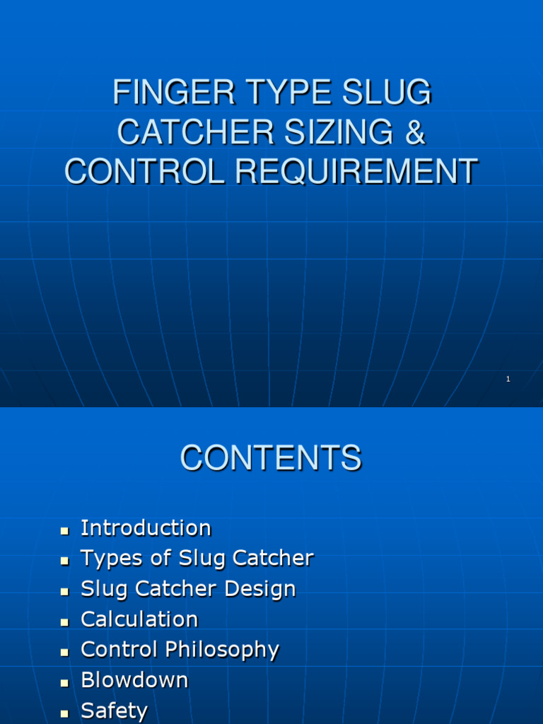 Finger Type Slug Catcher | PDF | Fluid Dynamics | Applied And Interdisciplinary Physics
