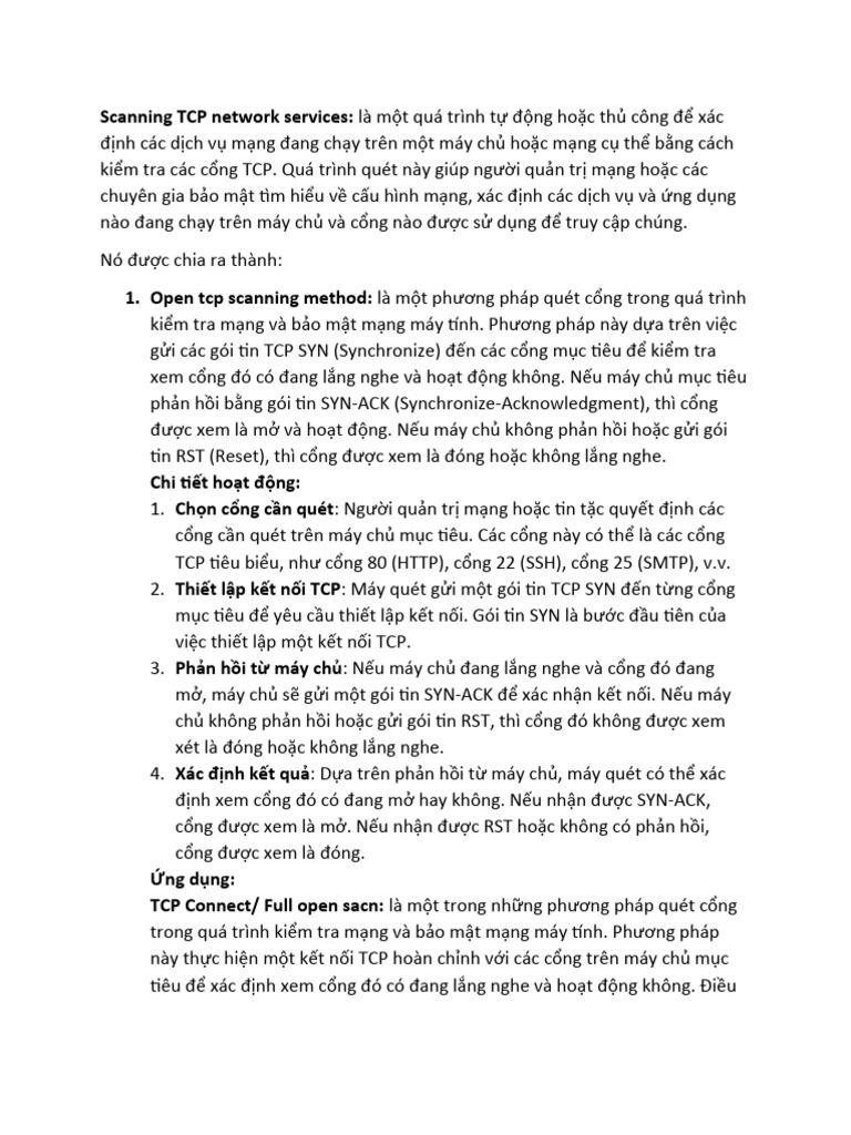 Scanning-TCP-network-services | PDF