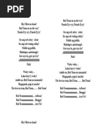 Red Team Yell Lyrics | PDF