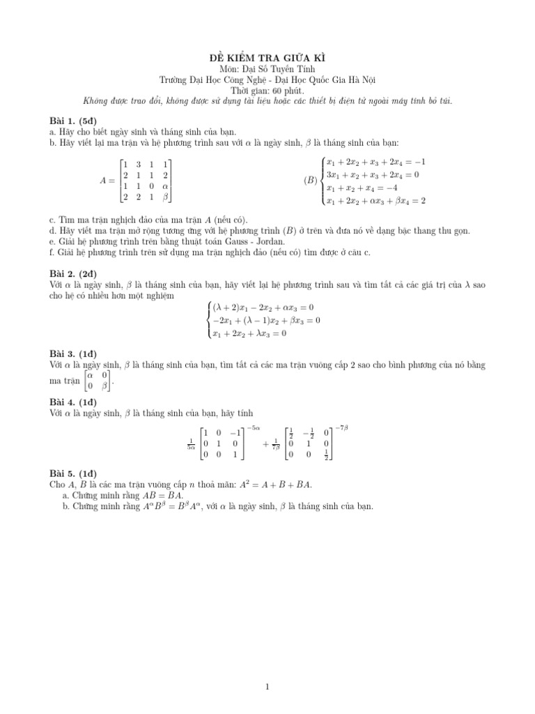 Ki M Tra Gi A K STT | PDF