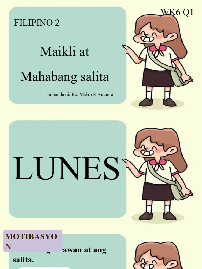 Filipino Week6 q1 | PDF