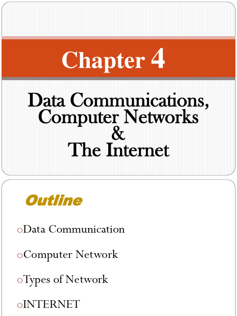 Chapter 4 - Data Communication and Computer Networks | Download Free PDF | Network Topology ...