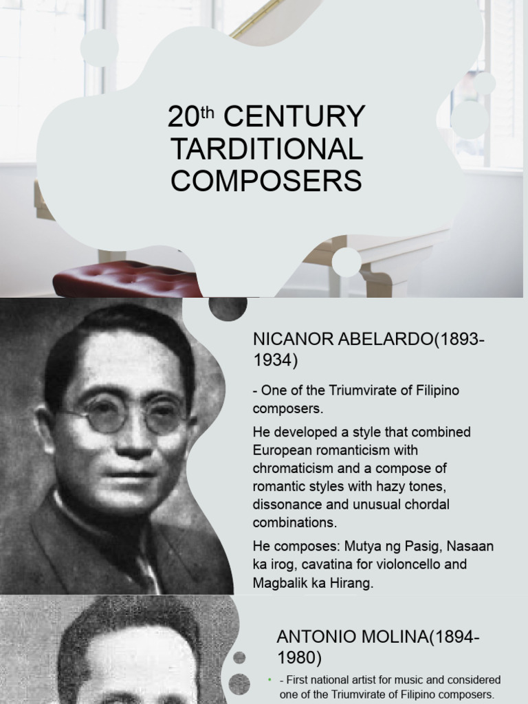 20th Century Tarditional Composers | PDF | Art | Poetry