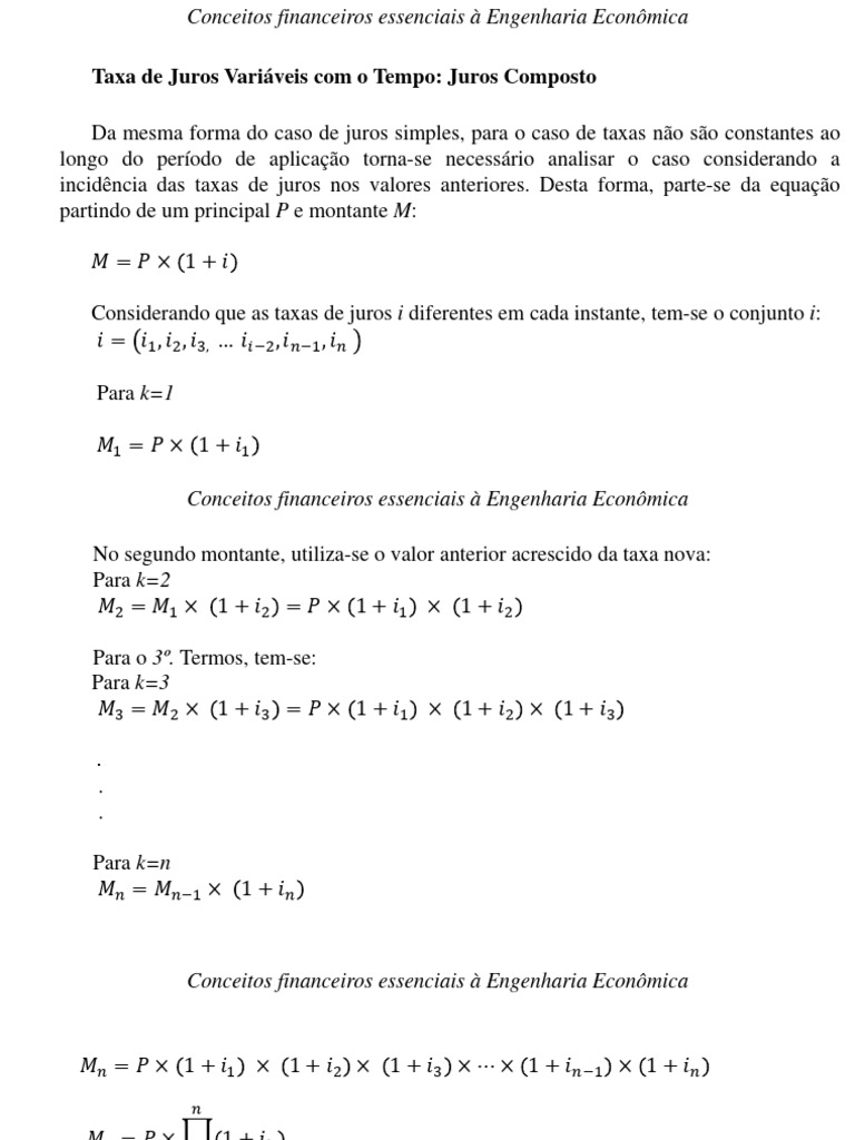 Cálculo de Juros Compostos e Montantes | PDF | Juros | Dívida