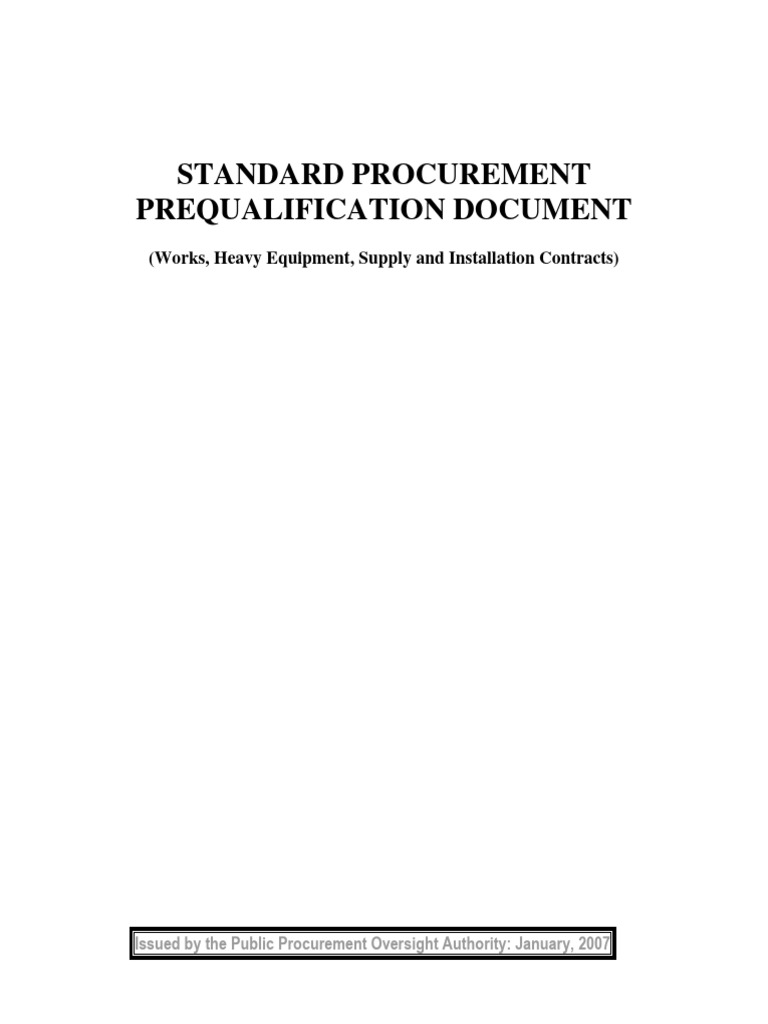 Prequalification of Procuring Entities | PDF | Procurement | Joint Venture