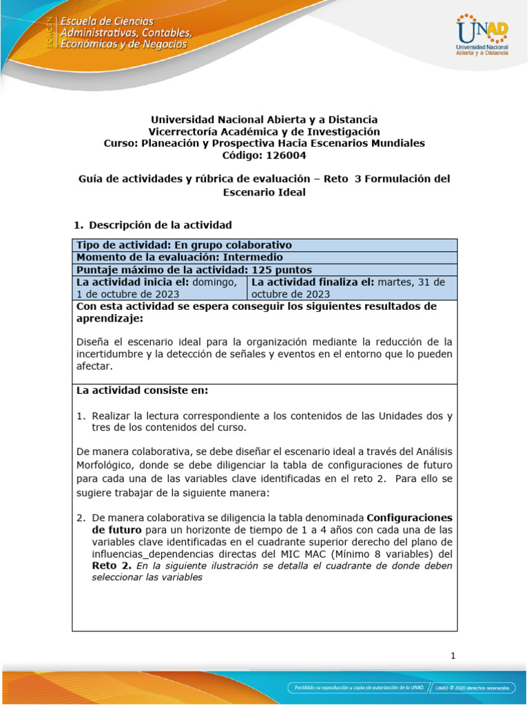Guía de Actividades y Rúbrica de Evaluación - Unidad 2 - Reto 3 ...