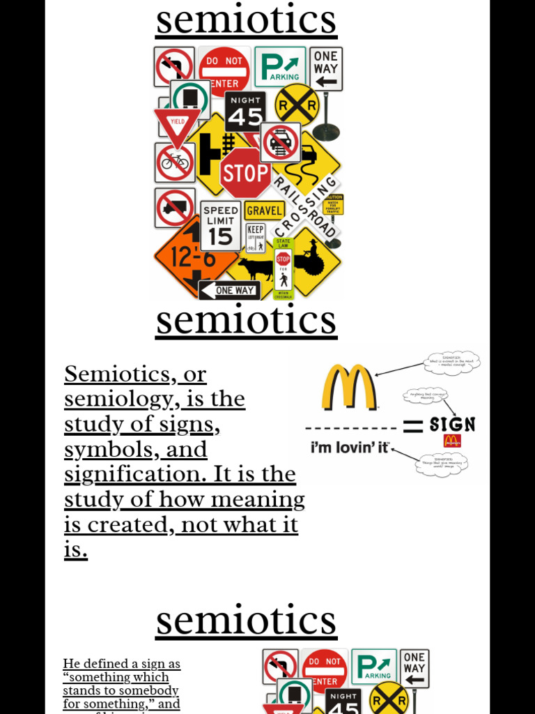 Semiotics | PDF