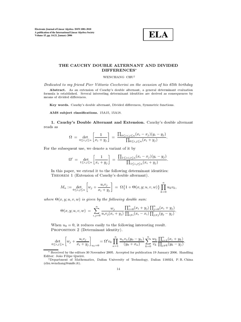 Chu Electronic Linear Algebra | PDF | Determinant | Geometry