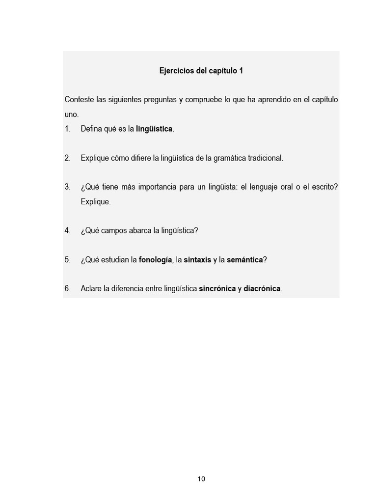 Linguistica Por Eva Nunez Libro Cap 1-9 | PDF | Lingüística | Lengua española