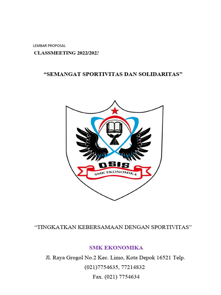 Proposal Classmeet | PDF