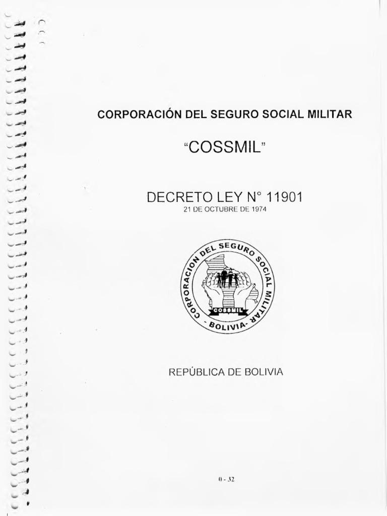 DECRETO LEY N°11901 Reglamento de Sesiones Del Directorio de Cossmil | PDF | Seguro | Oficial ...