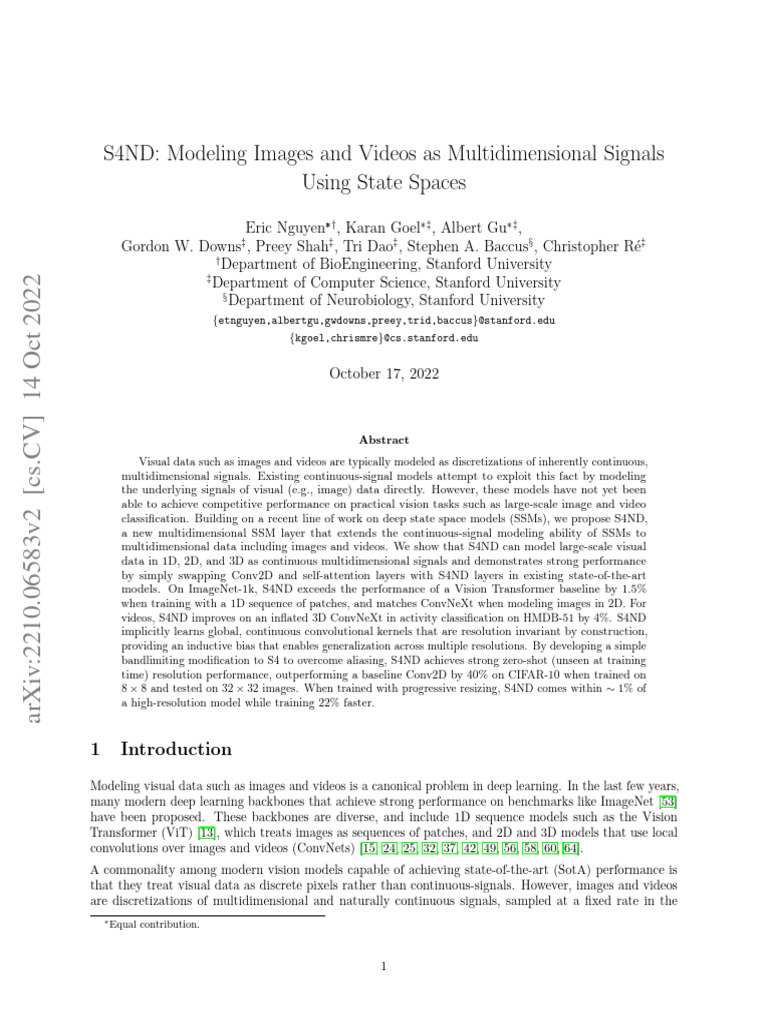 S4nd Modeling Images And Videos As Multidimensional Signals Using