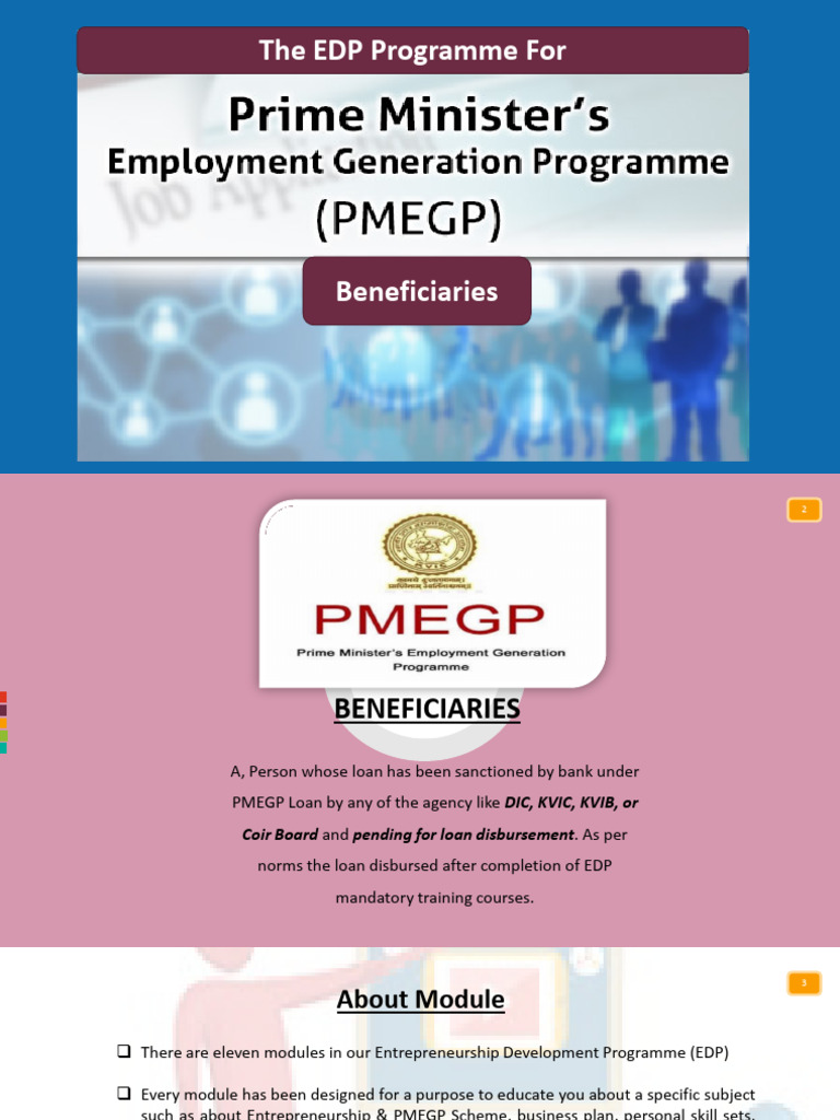 EDP Training for Loan Beneficiaries | PDF | Career & Growth | Business