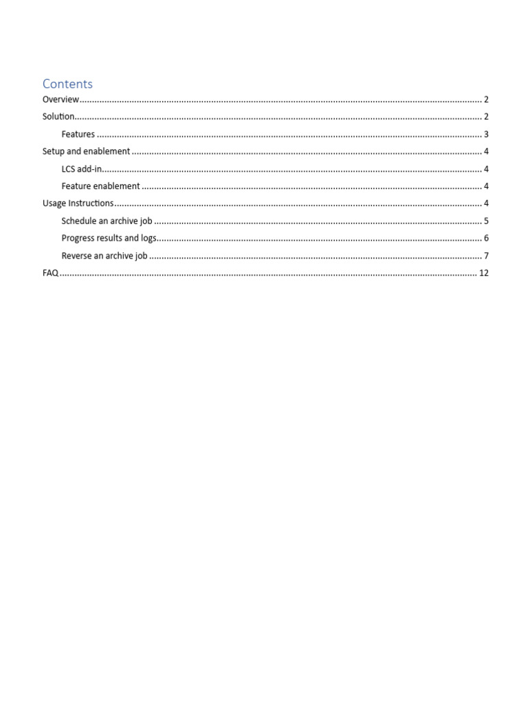 D365 Archive and Long term Data retention - PublicPreview | PDF ...