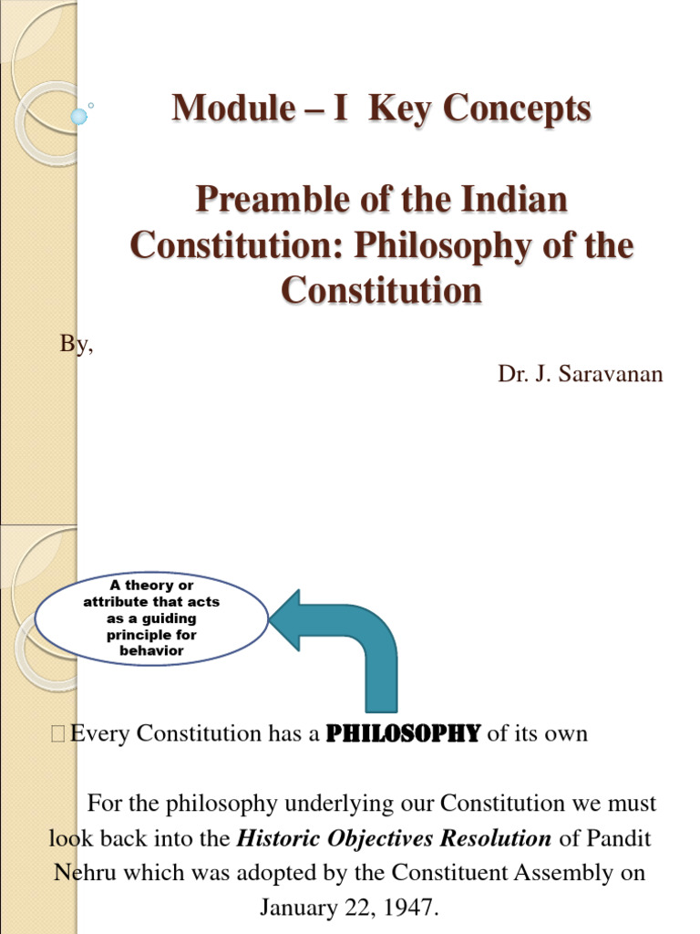 Preamble of The Indian Constitution | PDF | Democracy | Political ...