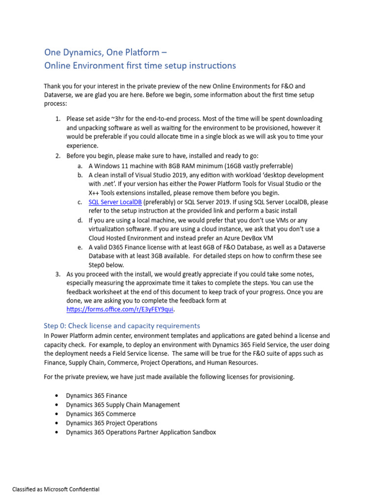 START HERE - One Developer Private Preview Documentation | PDF | Microsoft Sql Server | Cloud ...