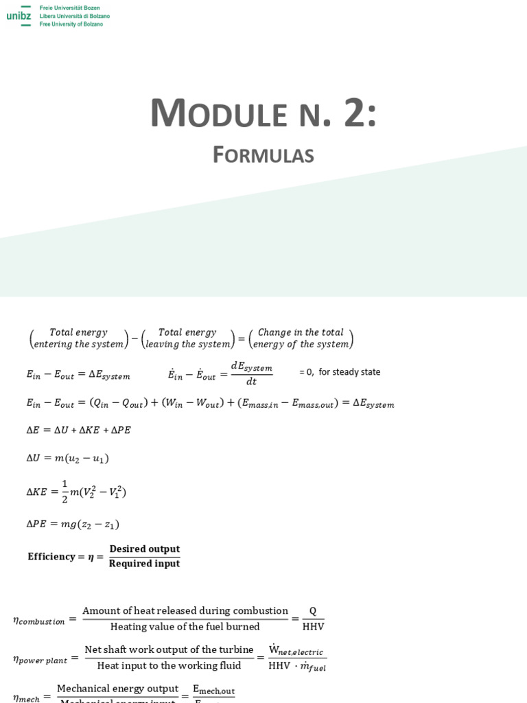 Formulas | PDF | Continuum Mechanics | Quantity