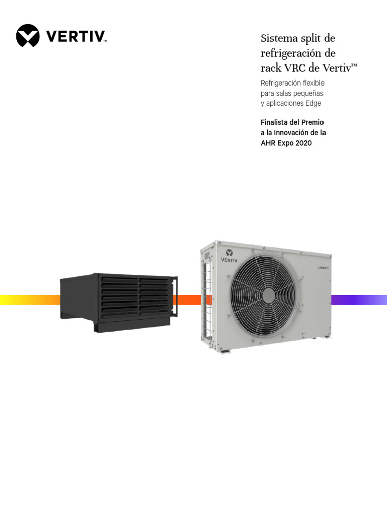 Vertiv VRC Split Rack Cooling System Brochure Spanish Latam | PDF ...