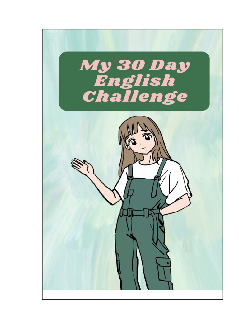 My 30 Day English Challenge Journey | PDF | Vocabulary | English Language