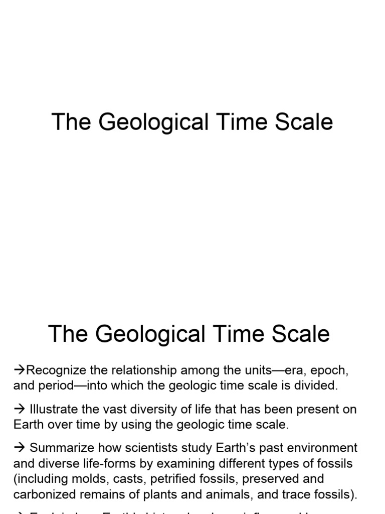 The Geological Time Scale | PDF | Geologic Time Scale | Geology