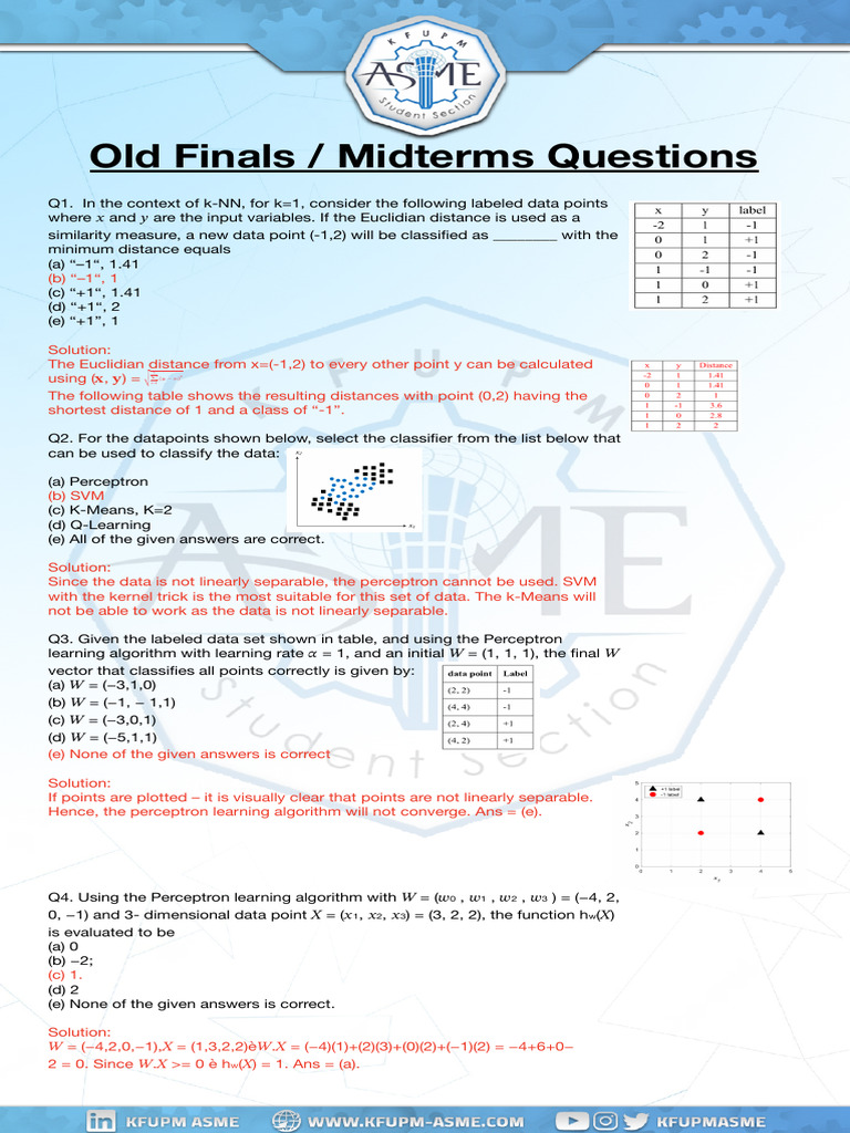 Topic 4 | PDF | Support Vector Machine | Machine Learning