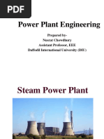 Schematic Layout Power Plant | PDF | Turbine | Boiler