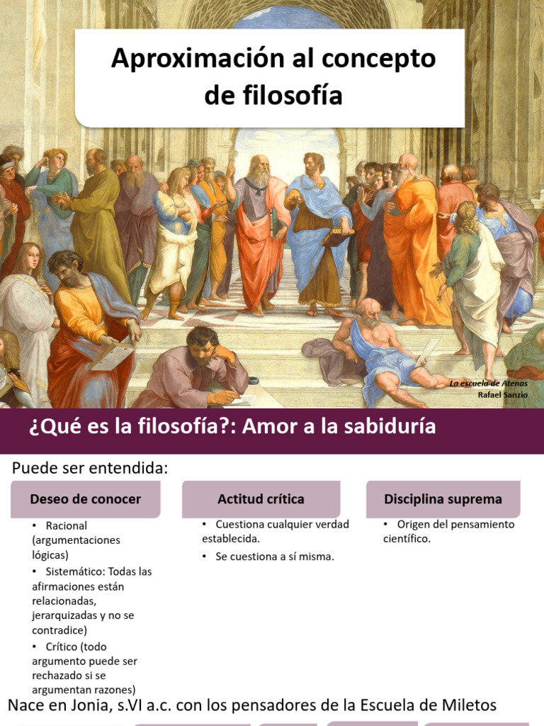 U1. APROXIMACIÓN AL CONCEPTO DE FILOSOFÍA - PDF - Presentaciones | PDF | Platón | Verdad