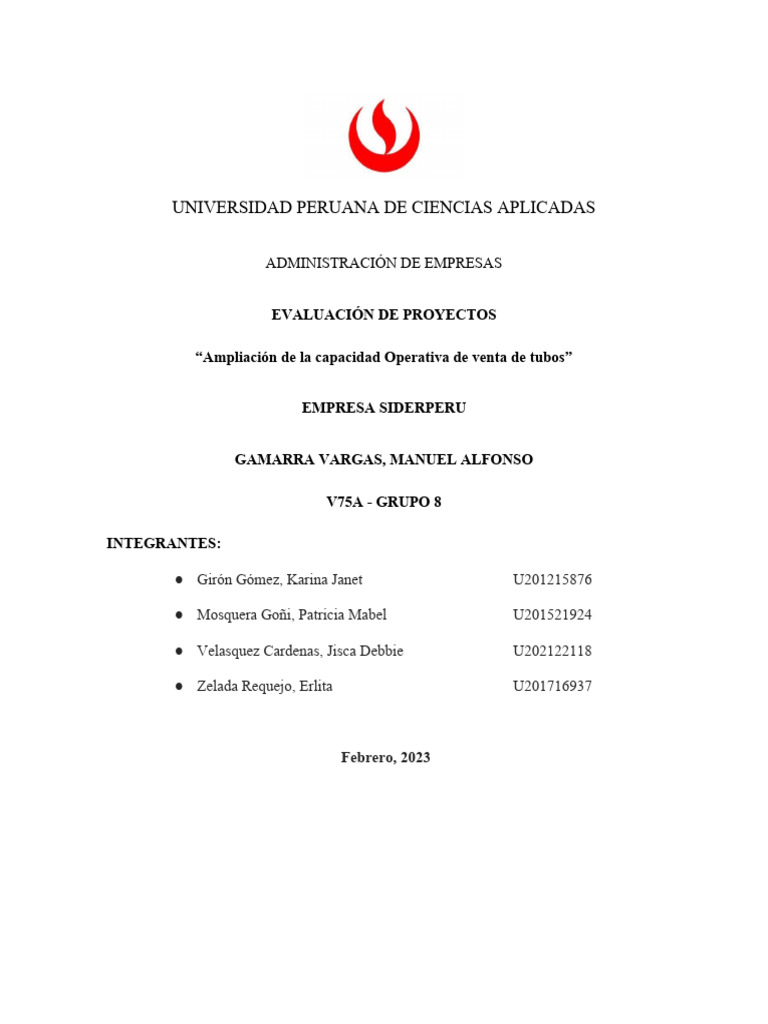 Trabajo Final - Grupo8 | PDF | Tasa interna de retorno | Sector privado