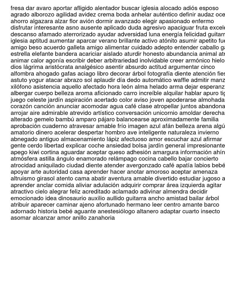 Emociones y Conceptos Diversos | PDF | Amor