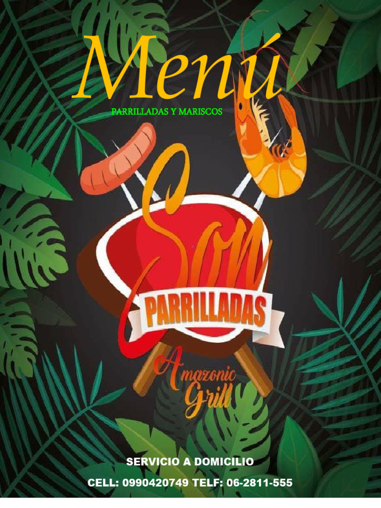 Menú 2 | PDF | Parilla | Cerdo