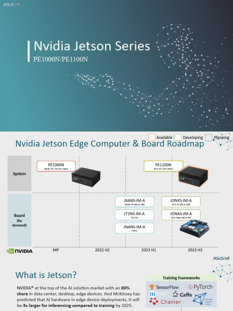 Nvidia Jetson Series - Sales Kit & Roadmap - Release | PDF | Usb ...