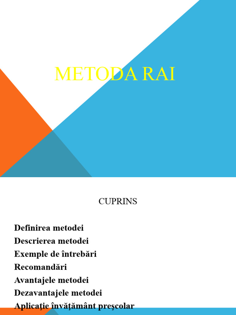 0 Metoda Rai | PDF