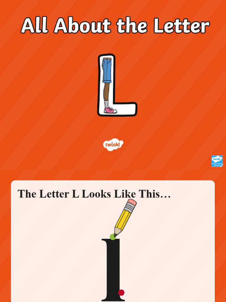 Au l 2548665 All About the Letter l Powerpoint English Ver 6 | PDF