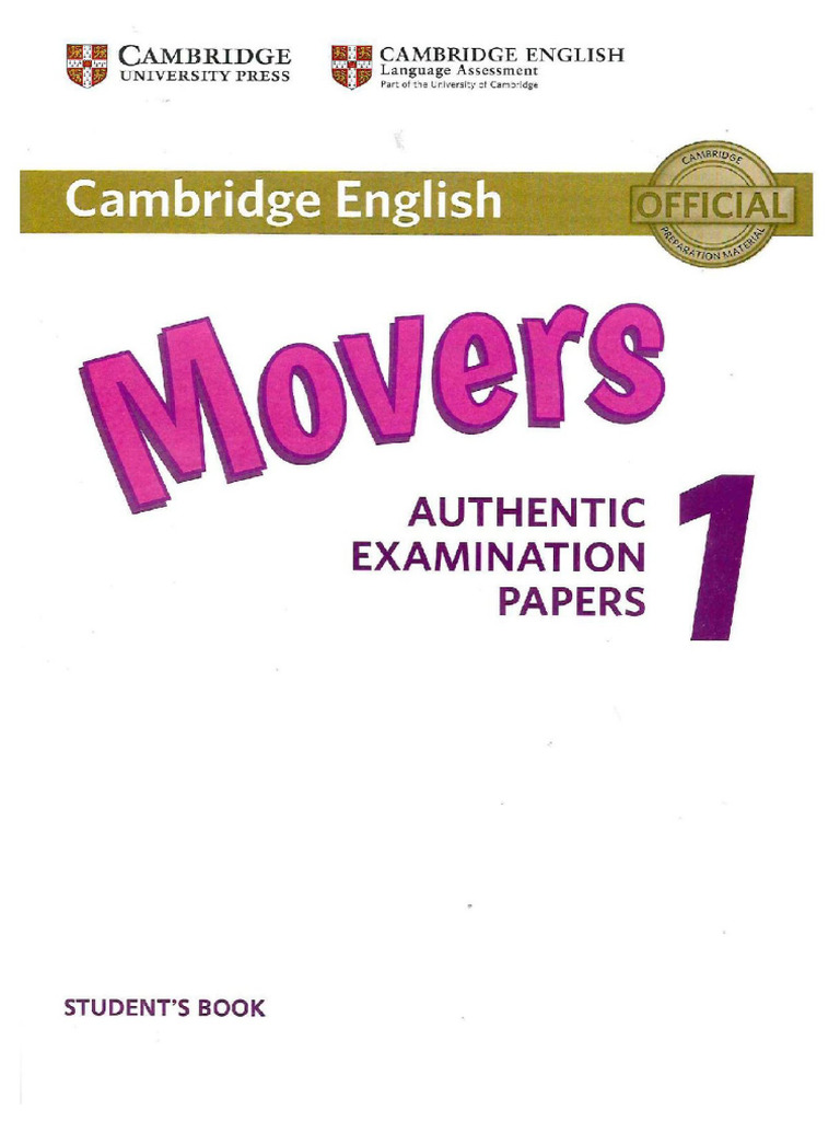 1 Movers Tests NEW 2018 SB | PDF