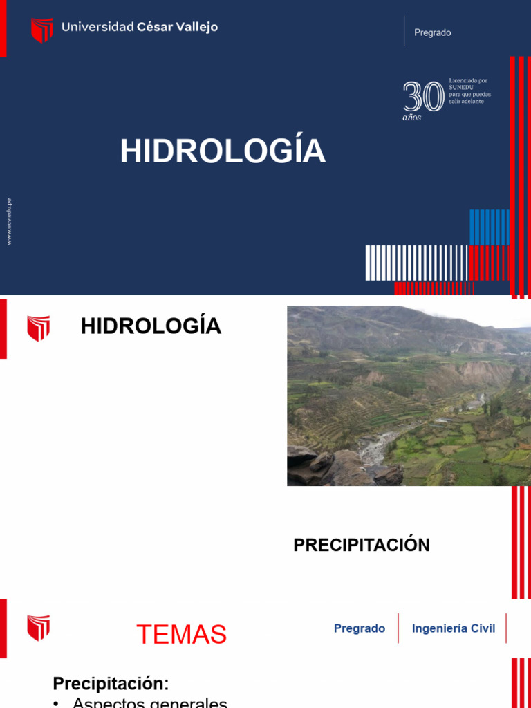 Guía de Hidrología: Precipitación y Medición | PDF | Precipitación | Nube