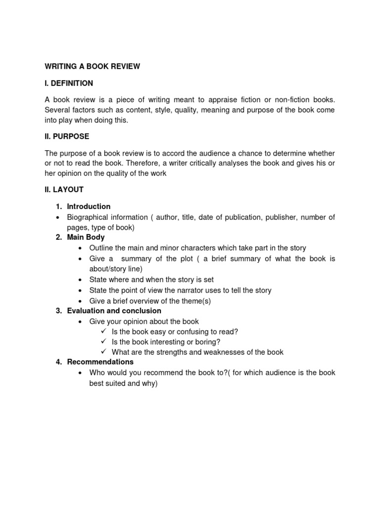 Book Review Notes | PDF