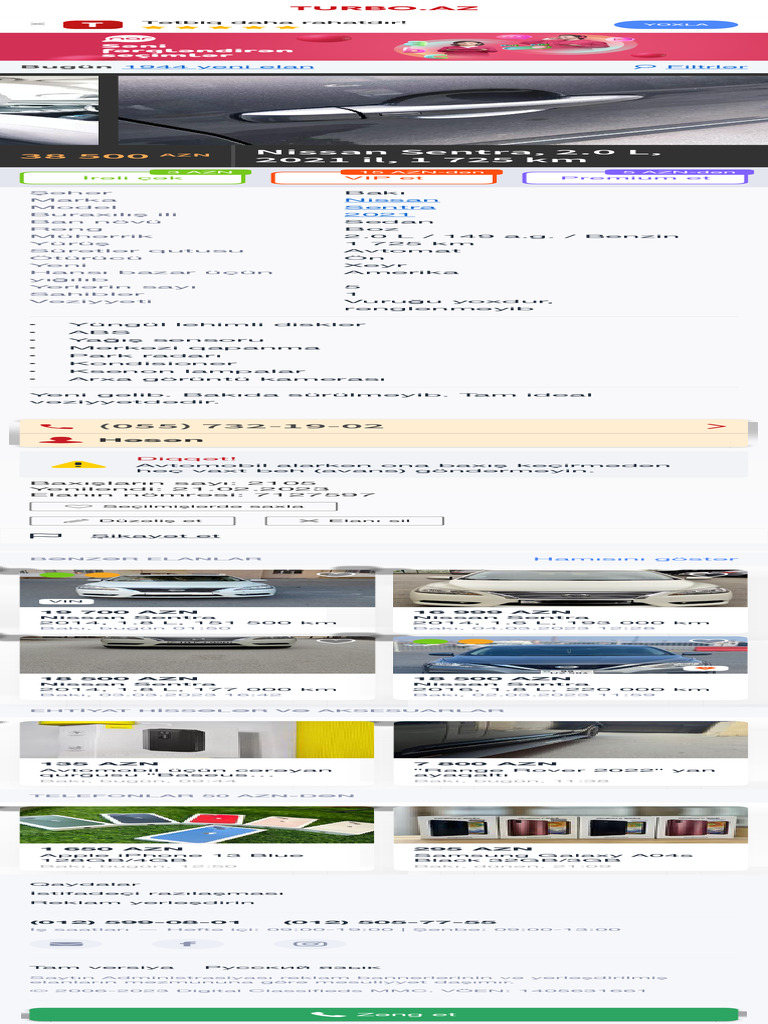 Nissan Sentra - Turbo.az | PDF