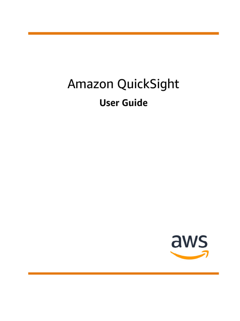 Amazon Quicksight User | PDF | Amazon Web Services | Data